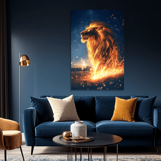 EL ESPIRITU DE DIOS (LEÓN DE JUDA) CUADRO DECORATIVO – Arte Divino MX
